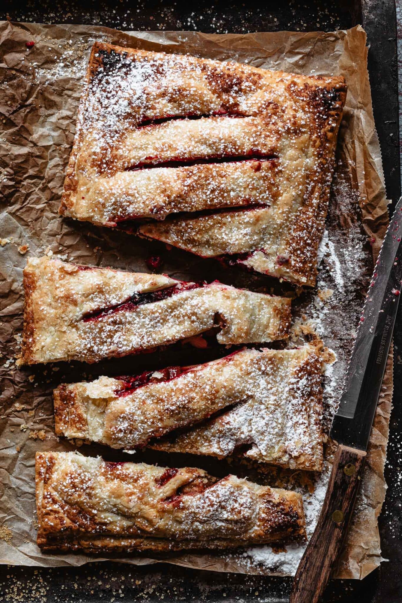 Easy & Quick Apple Berry Strudel Recipe