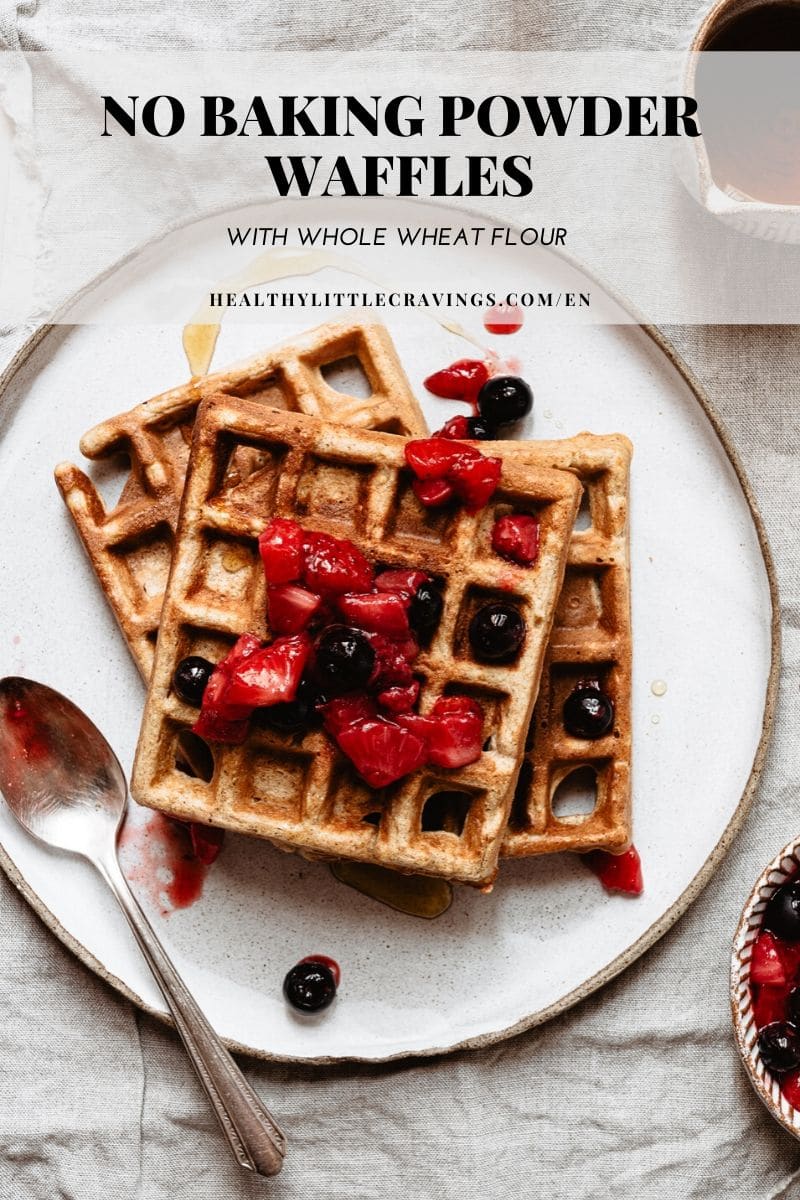 Crispy Waffle Recipe Without Baking Powder - Healthy Little Cravings
