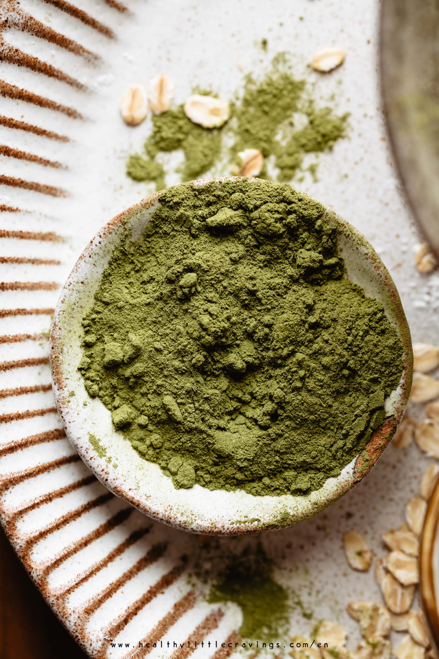 Matcha Granola With Cranberries And Chocolate / Vegan