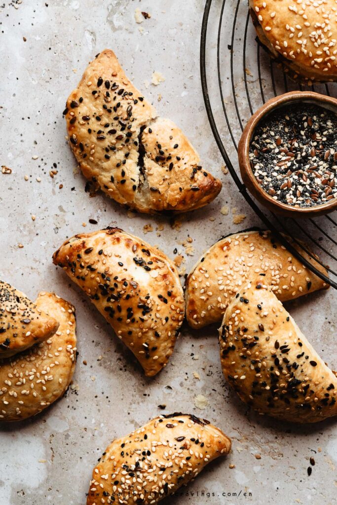 Puff Pastry Savory Hand Pies ( 10 Filling Options)