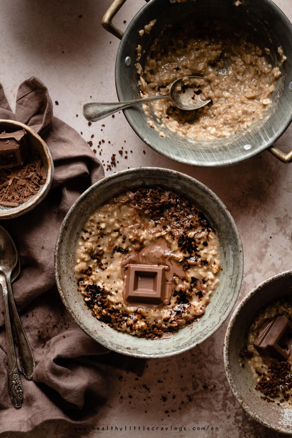 Coffee Oatmeal Recipe With Coconut Milk - Healthy Little Cravings